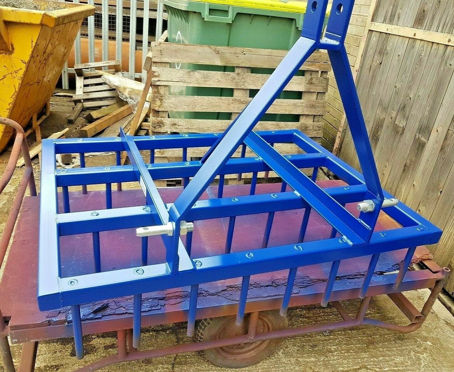 3 Tines Bale Spike Handler Tractor/ Loader 3 Point Front Rear Mount ...