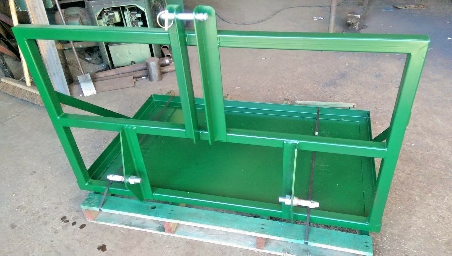 5 Ft. Transport Box 3 Point Linkage Tractor/ Loader Mounted Farm ...